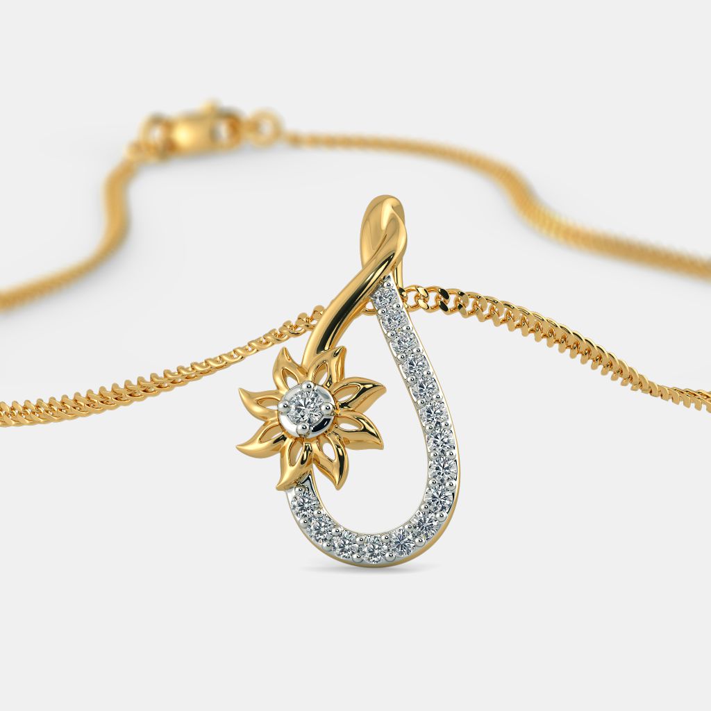 Bluestone diamond pendant store