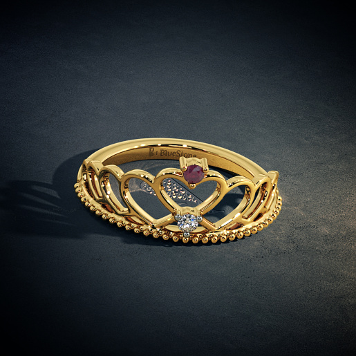 Buy 150+ Ruby Rings Online | BlueStone.com - India's #1 Online ...