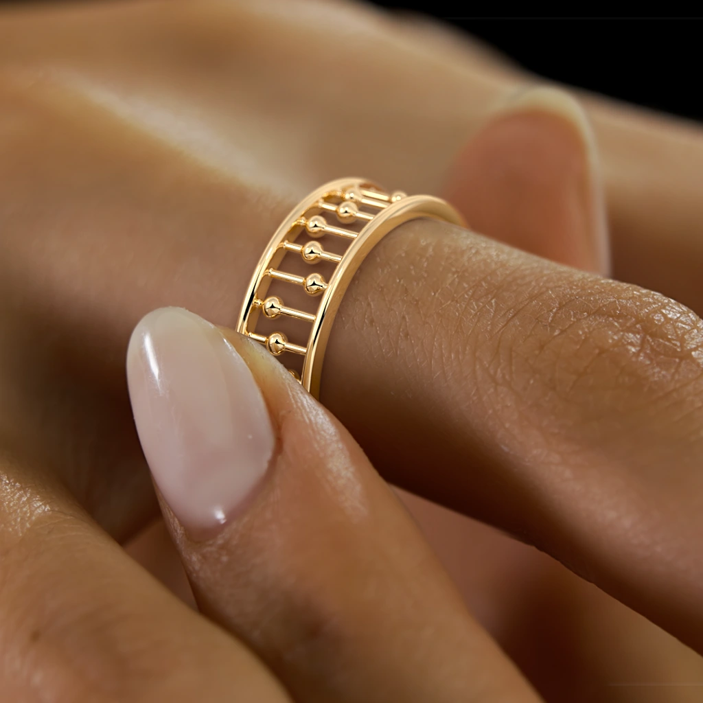 The Plenteous Wired Band Ring | BlueStone.com