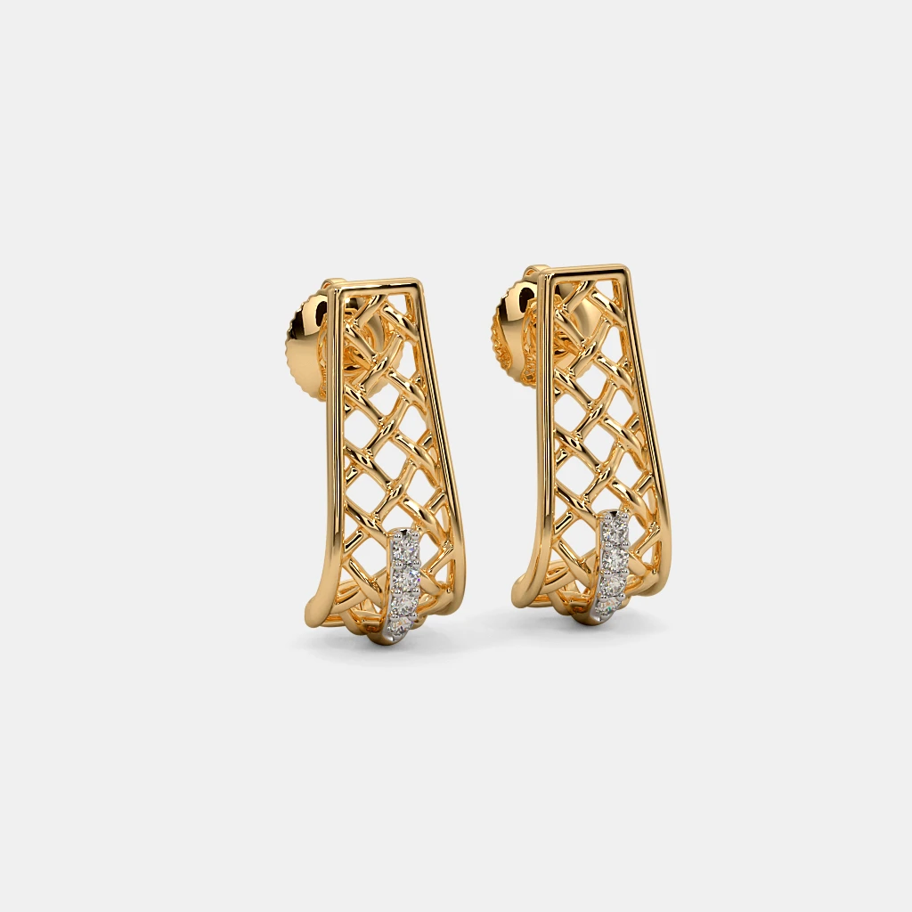 The Penni J Hoop Earrings | BlueStone.com
