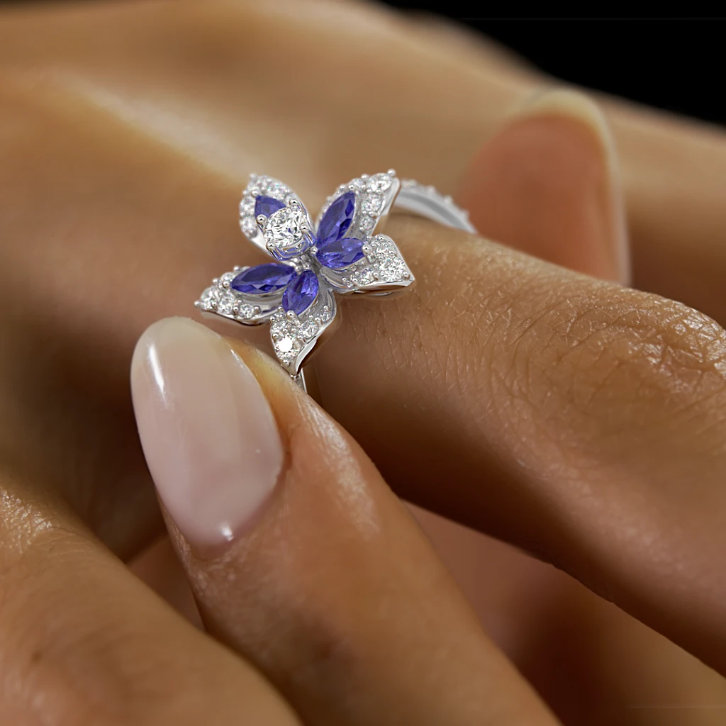 The Ethereon Cocktail Ring | BlueStone.com