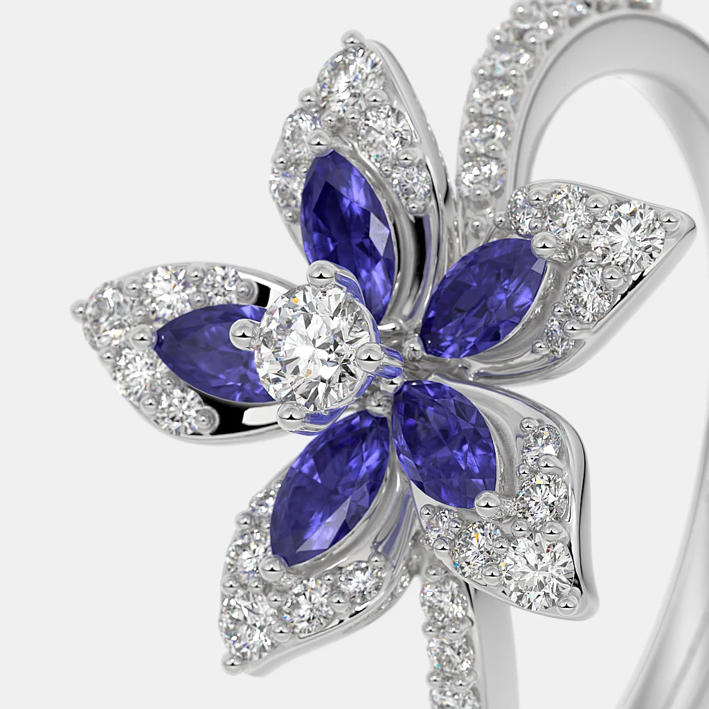 The Ethereon Cocktail Ring | BlueStone.com