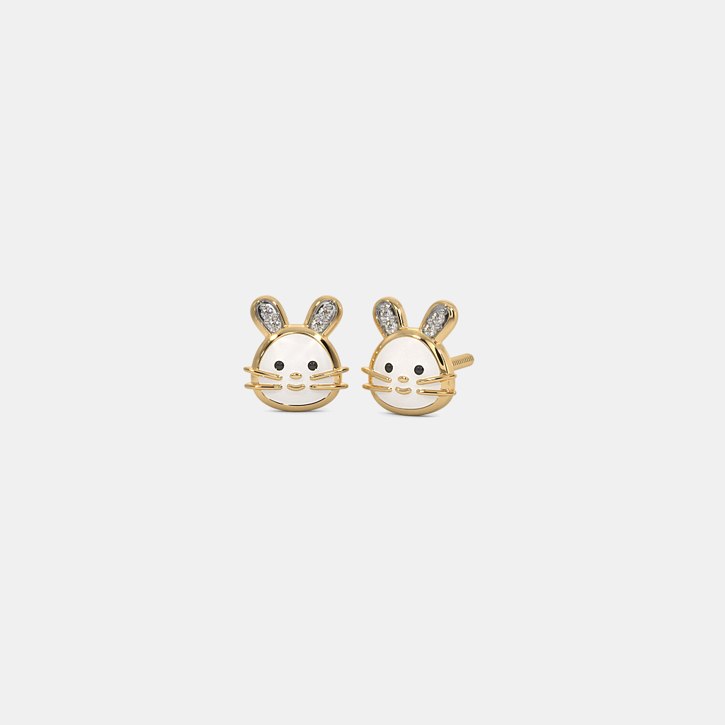 The Rabbit Kids Earrings | BlueStone.com