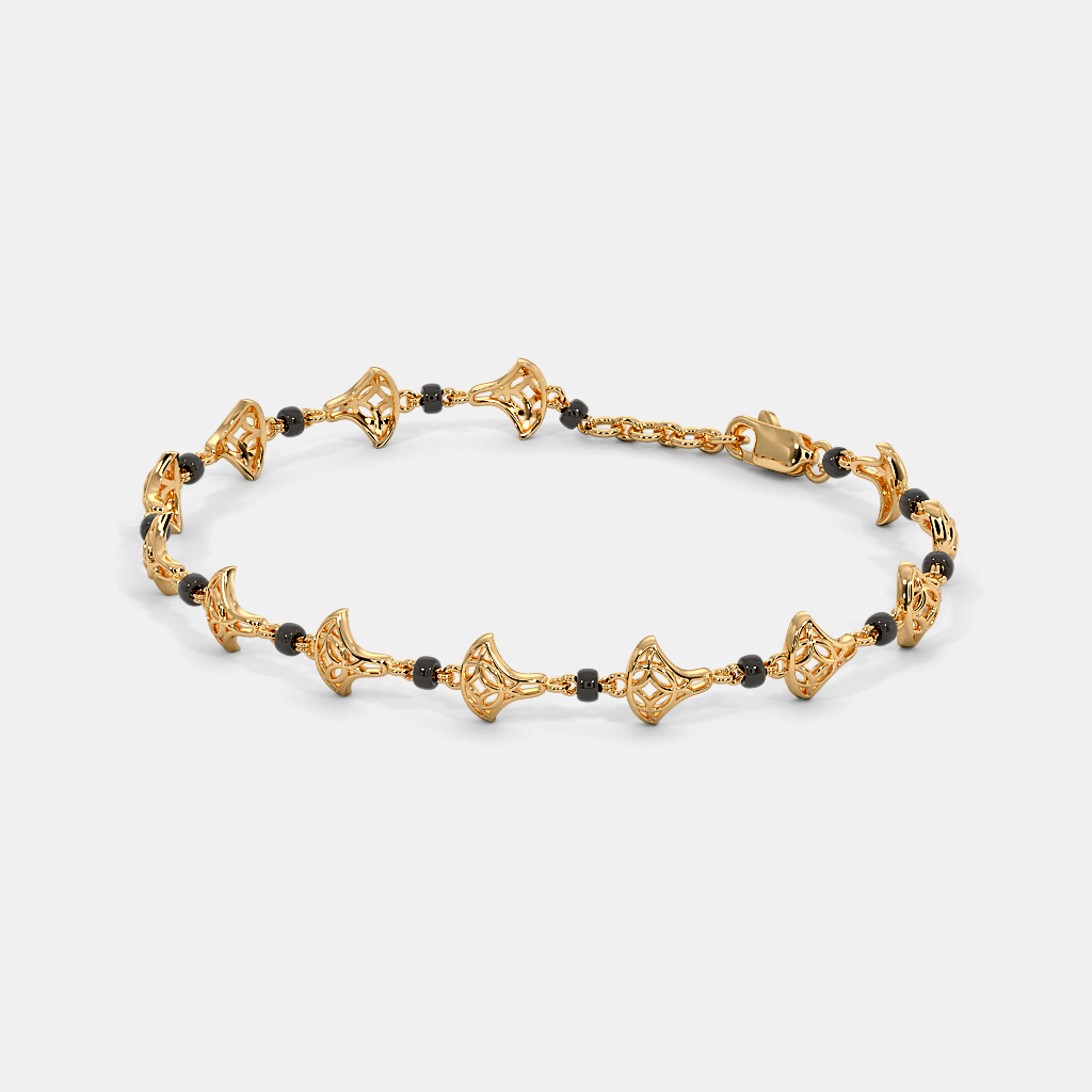 The Orang Mangalsutra Bracelet | BlueStone.com