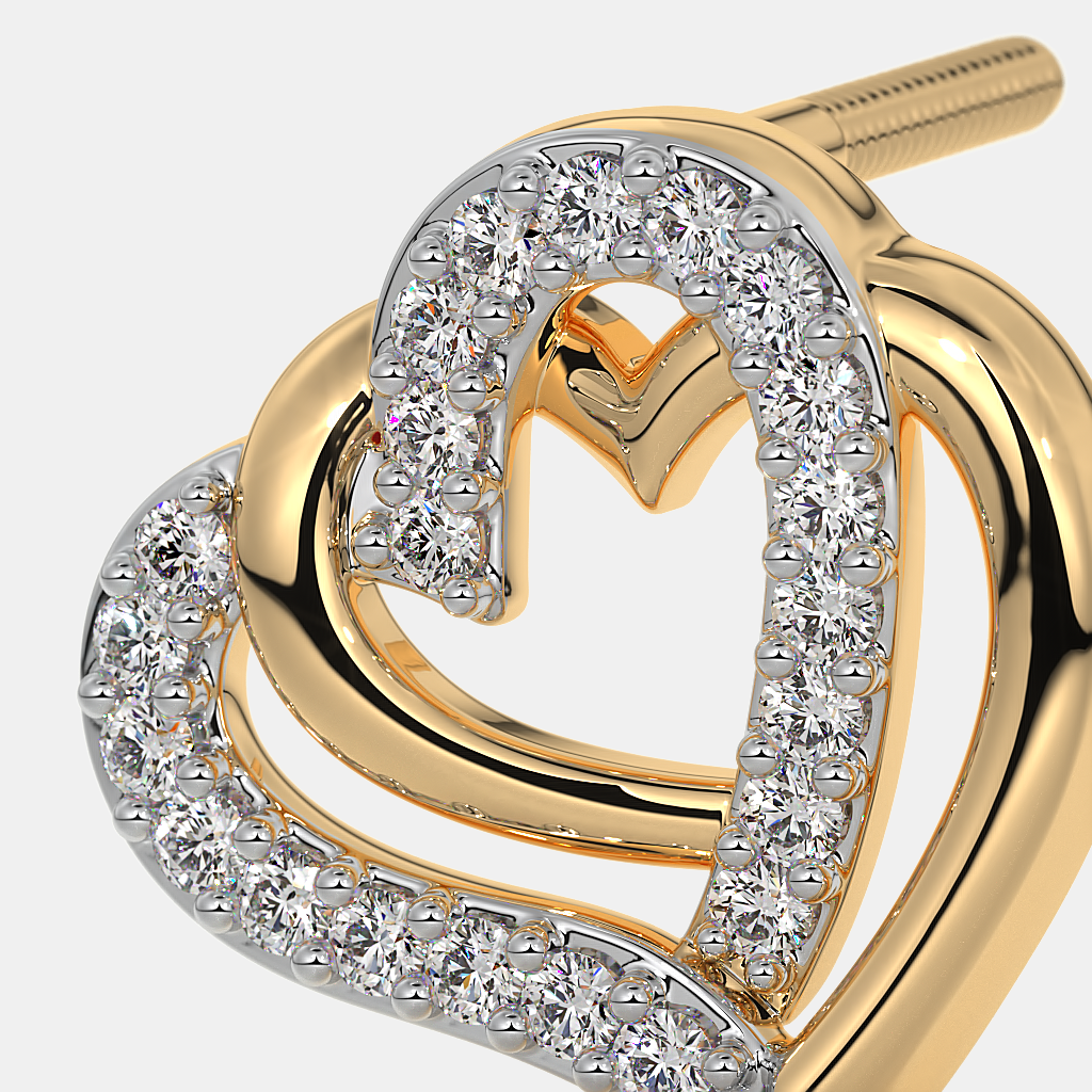 The Entwined In Love Earrings | BlueStone.com