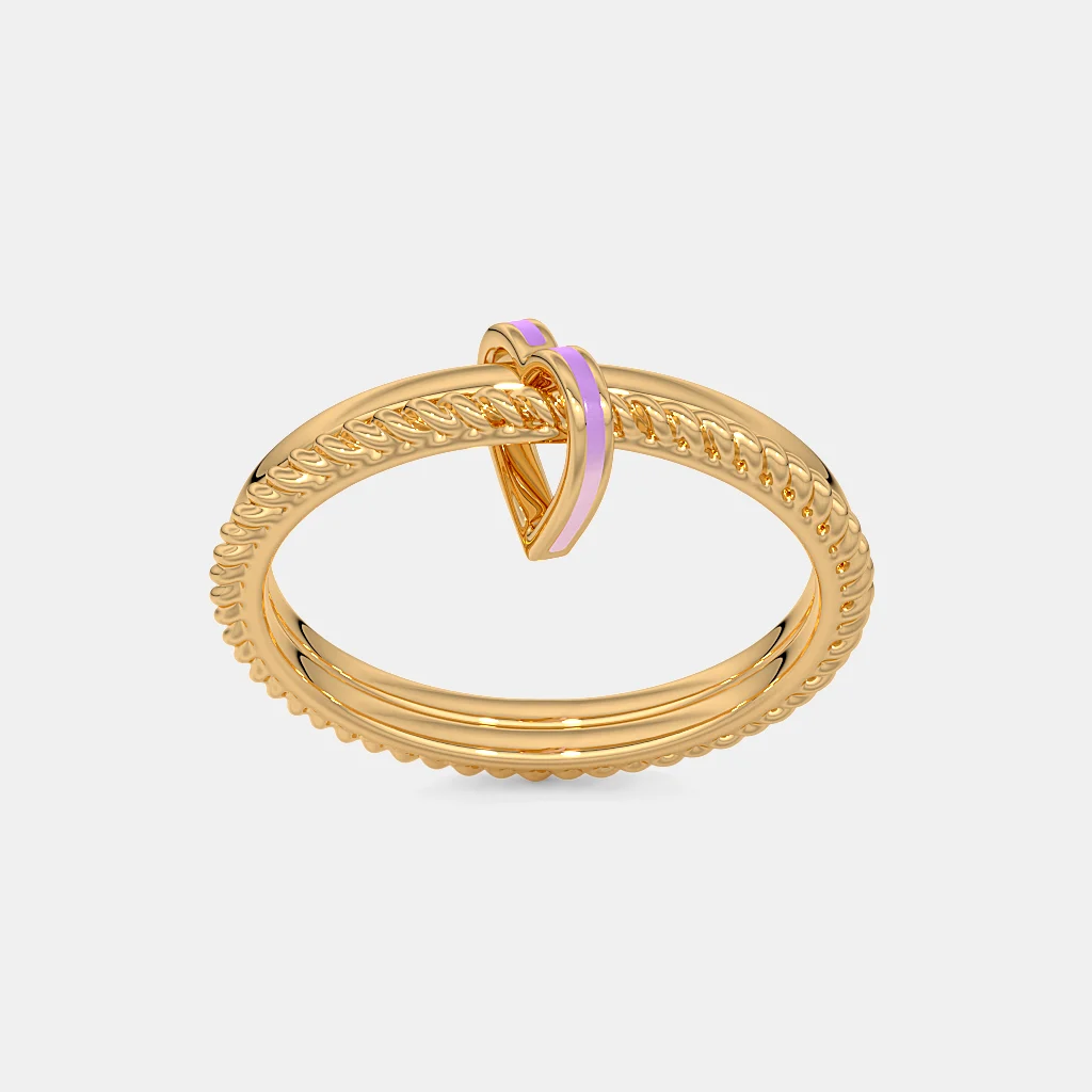 The Heartstack Stackable Ring | BlueStone.com