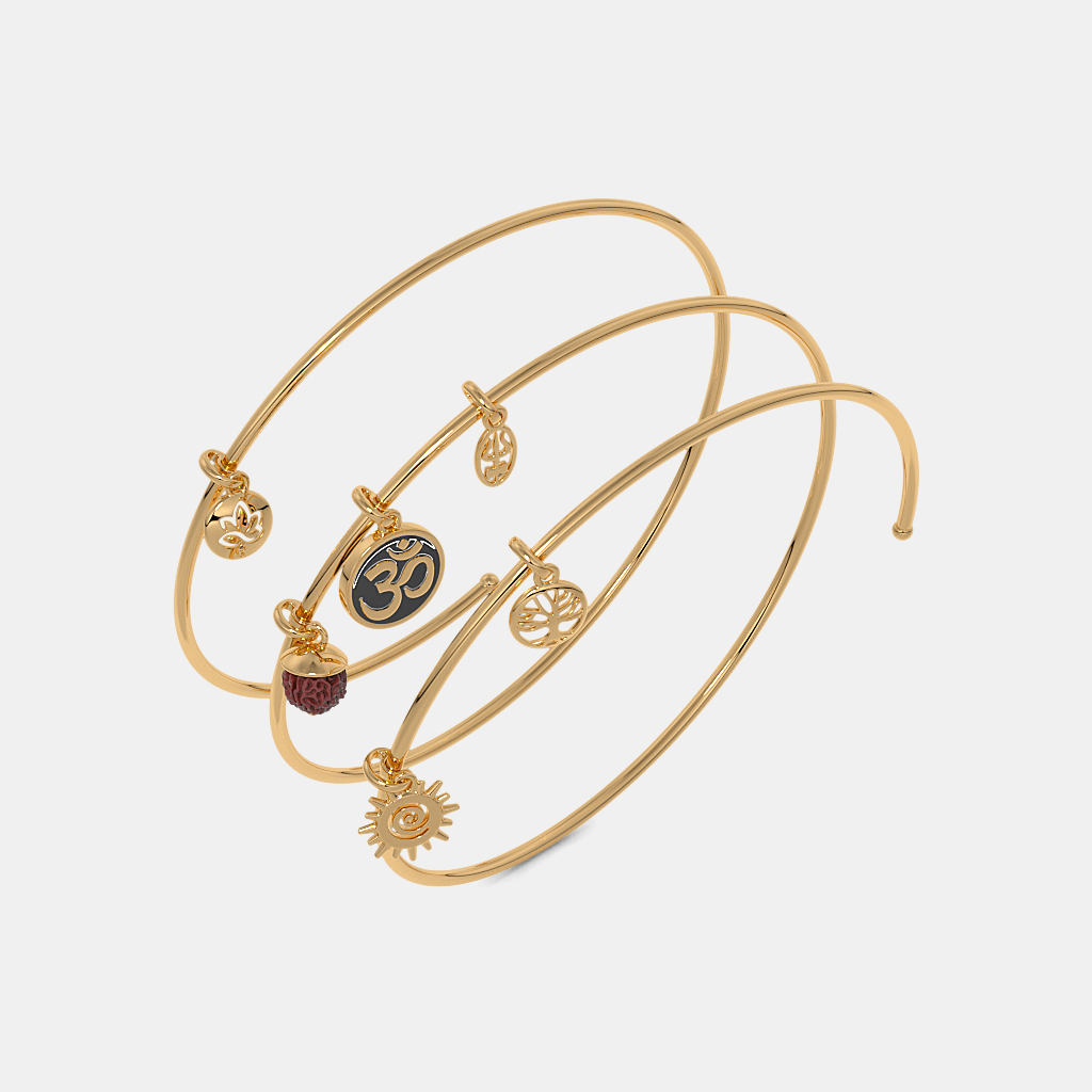 The Aumara Spiral Bangle | BlueStone.com
