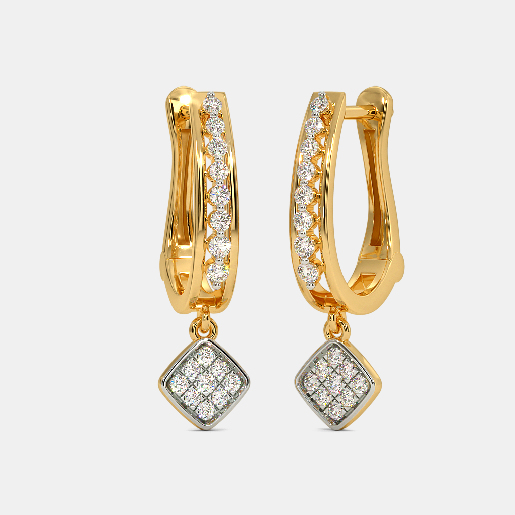 The Surahi Huggie Earrings | BlueStone.com