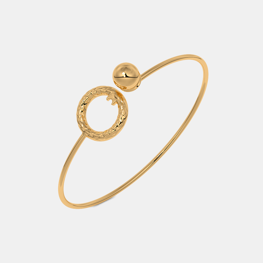 The Ansobert Toggle Bangle | BlueStone.com