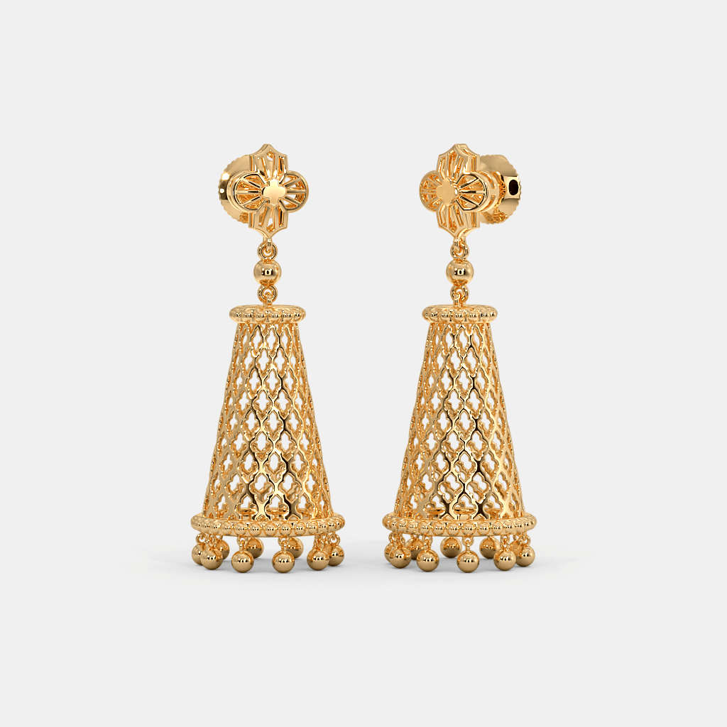 The Verturi Jhumka Earrings | BlueStone.com