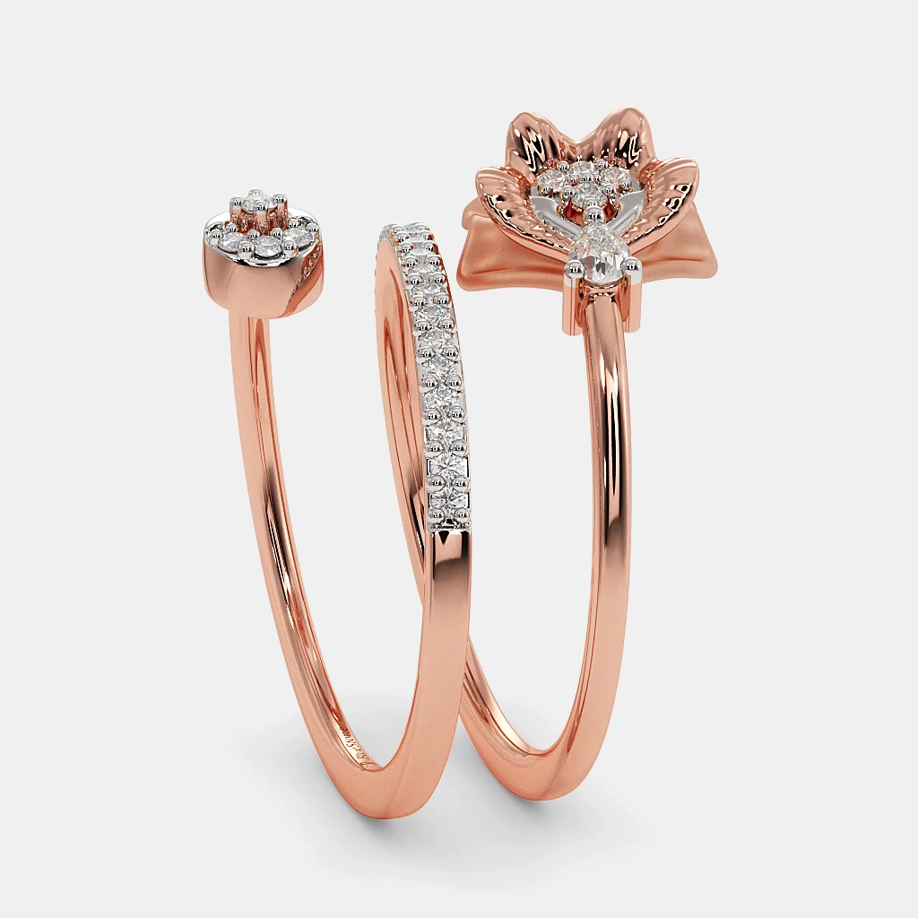 The Exie Spiral Ring | BlueStone.com