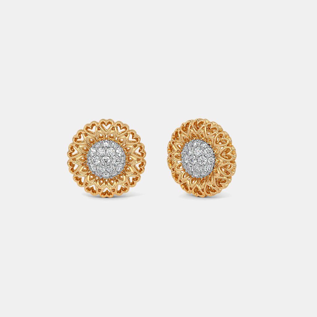 The Ashrion Stud Earrings | BlueStone.com