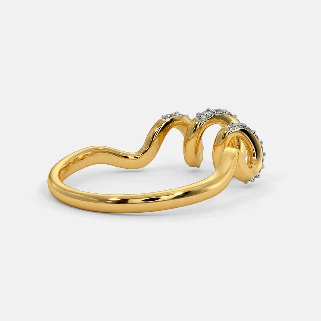 The Rhythmic Ribbon Ring | BlueStone.com