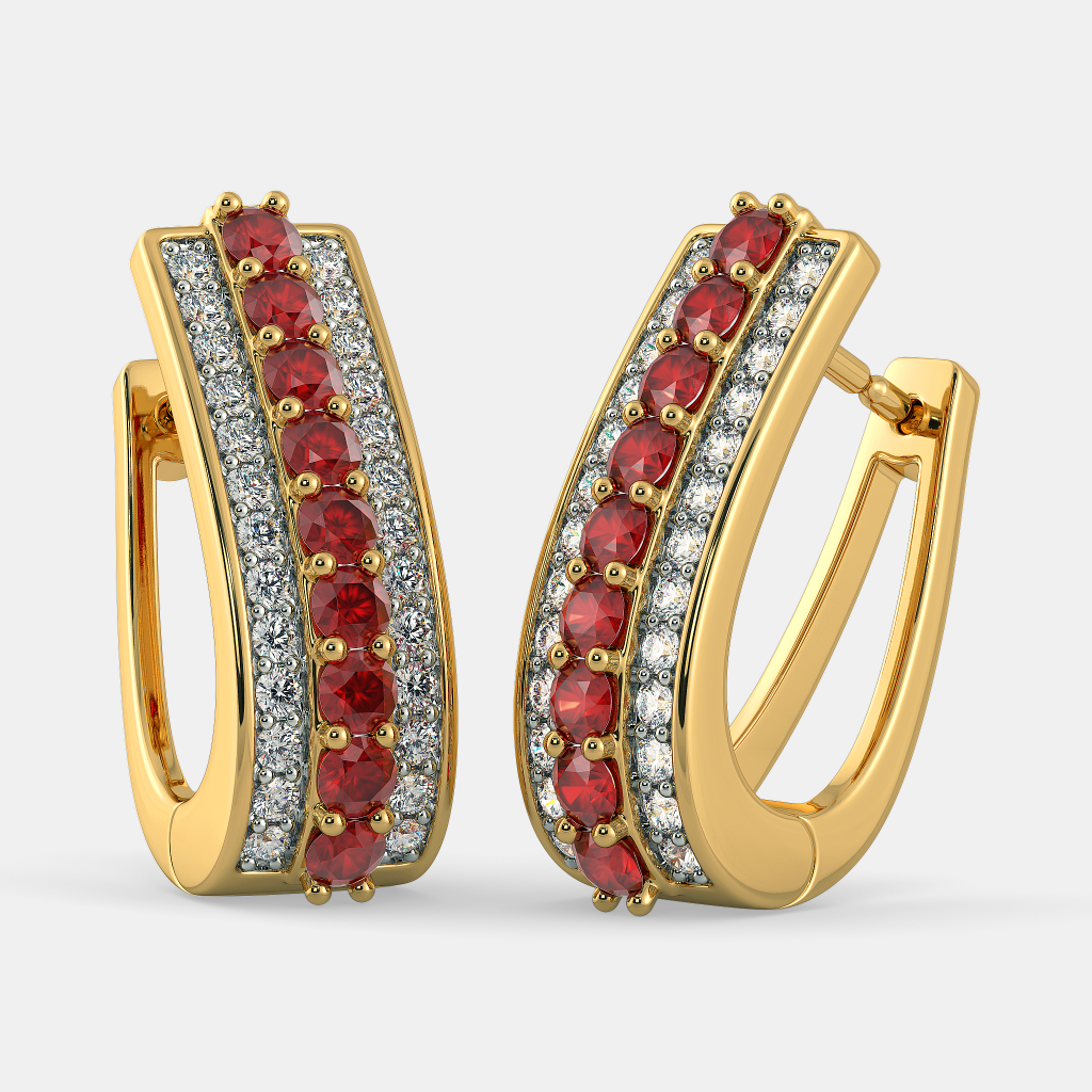 The Fashion Finesse Hoop Earrings | BlueStone.com