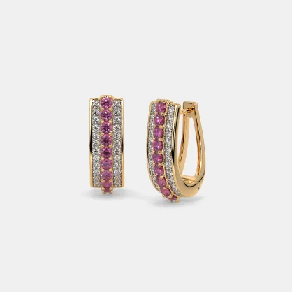 The Fashion Finesse Hoop Earrings | BlueStone.com