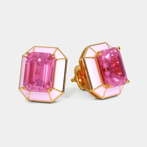 Buy Pink Earrings Online | BlueStone.com - India's #1 Online Jewellery ...