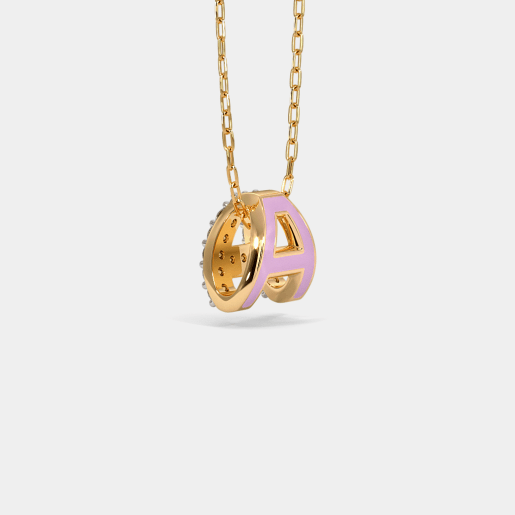 Buy 50+ Gold Alphabet Pendants Designs Online | BlueStone.com - India's ...