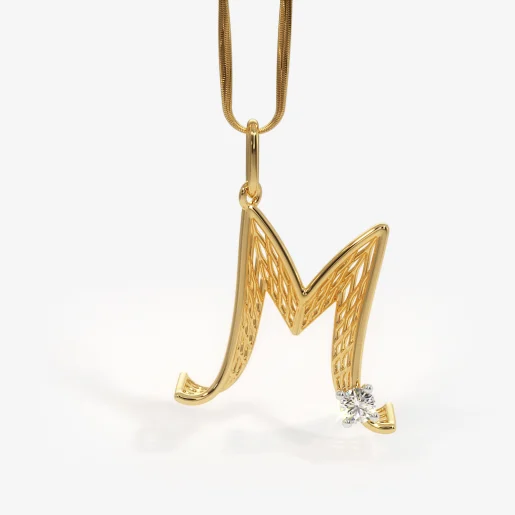 Buy Personalised Pendants with Alphabet Online at BlueStone